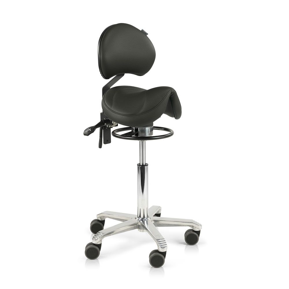 Score Amazone Balance Saddle Stool with Backrest | Posturite