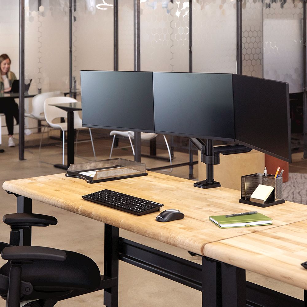 Platinum Series™ Triple Monitor Arm from Posturite