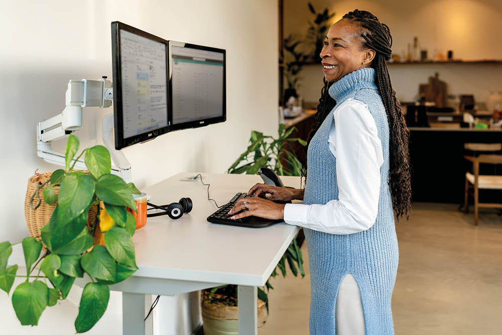 Remote worker wellbeing: your health check infographic
