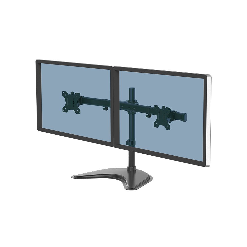 Seasa Freestanding Dual Horizontal Monitor Arm | Posturite