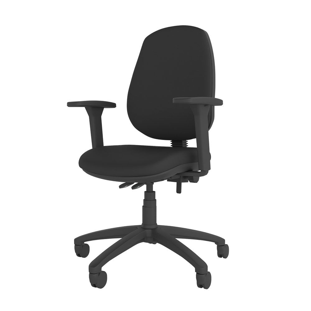 Homeworker Black Ergonomic Chair from Posturite