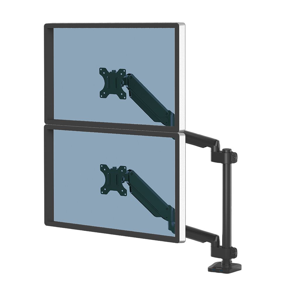 Platinum Series™ Dual Stacking Monitor Arm from Posturite