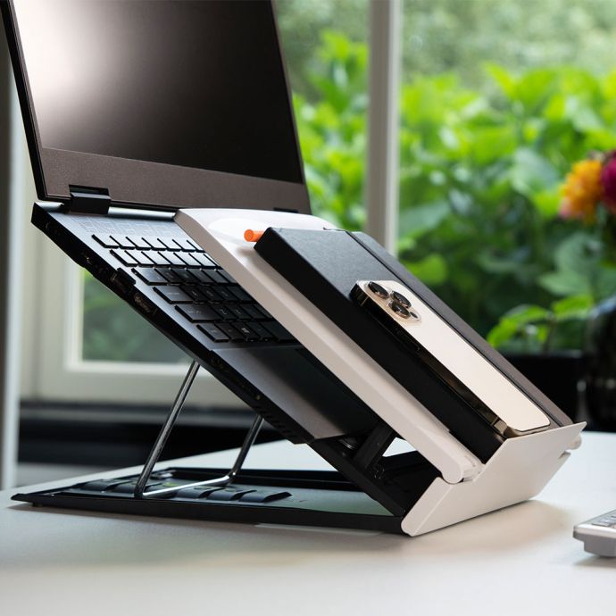 BakkerElkhuizen Ergo-Q 330 Circular Laptop Stand | Posturite